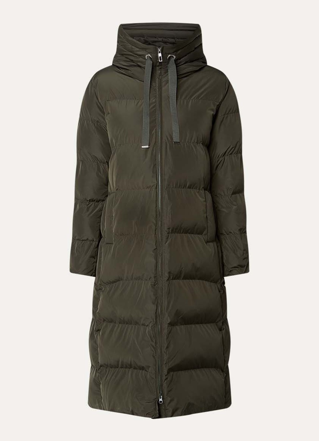 River Woods Puffer jas met steekzakken en capuchon • Bronsgroen • de ...
