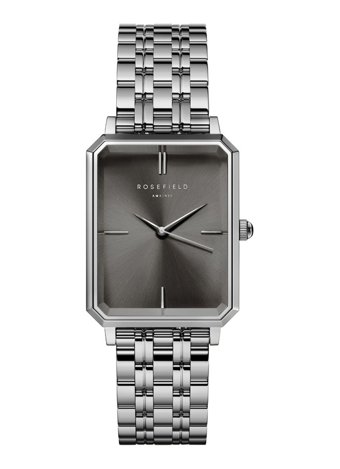 Rosefield Octagon XS Studio horloge SGSSS-O78 • Zilver • de Bijenkorf