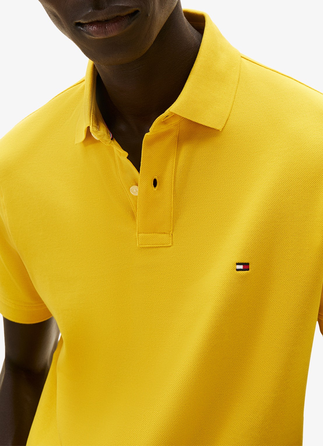 Tommy Hilfiger 1985 Regular Fit Pique Polo Shirt • Morningside Yellow ...