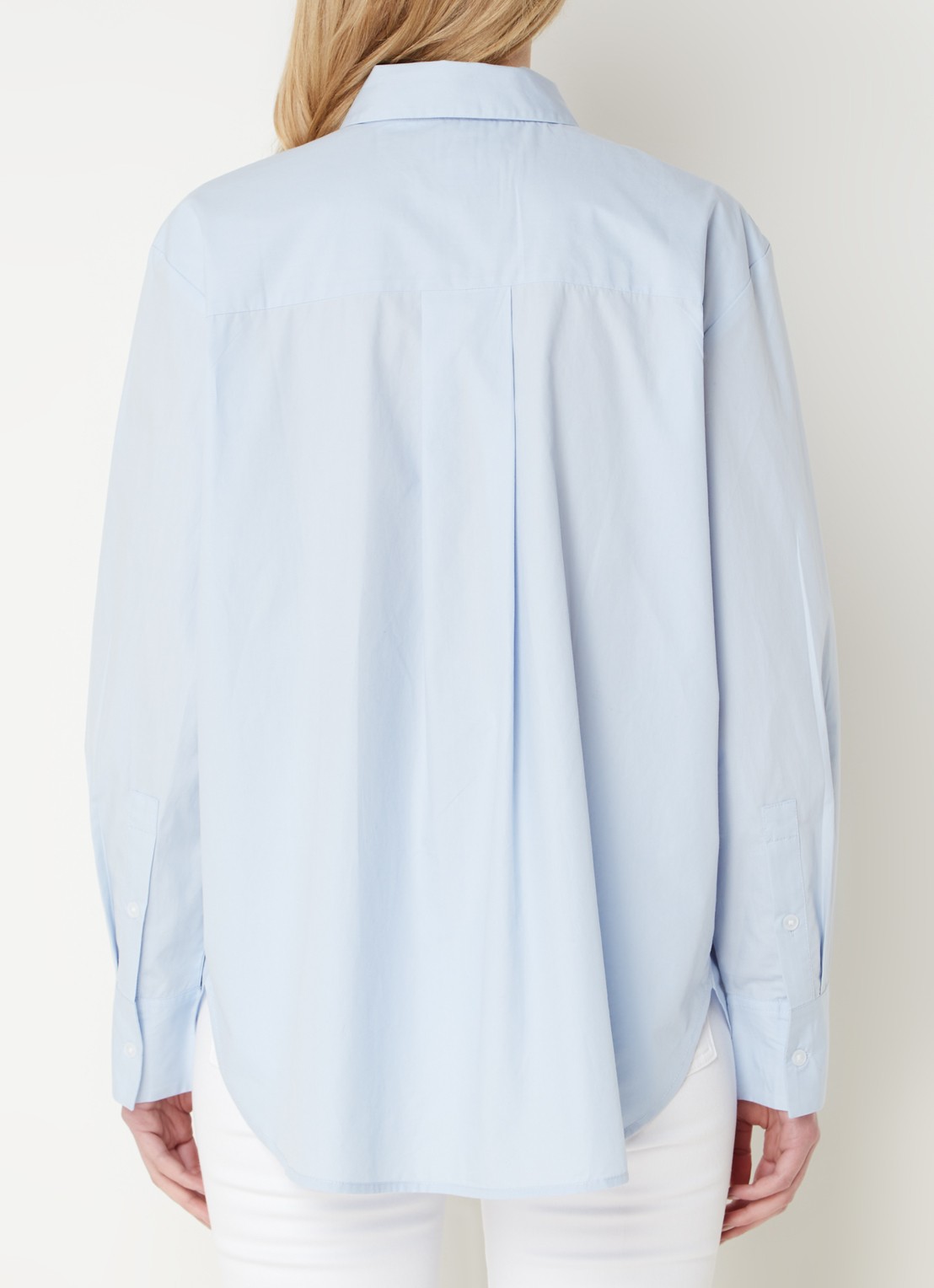 Tommy Hilfiger Essential blouse met logoborduring en borstzak ...