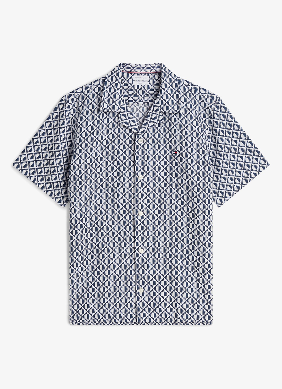 Tommy Hilfiger Regular fit overhemd met grafische print • Donkerblauw ...