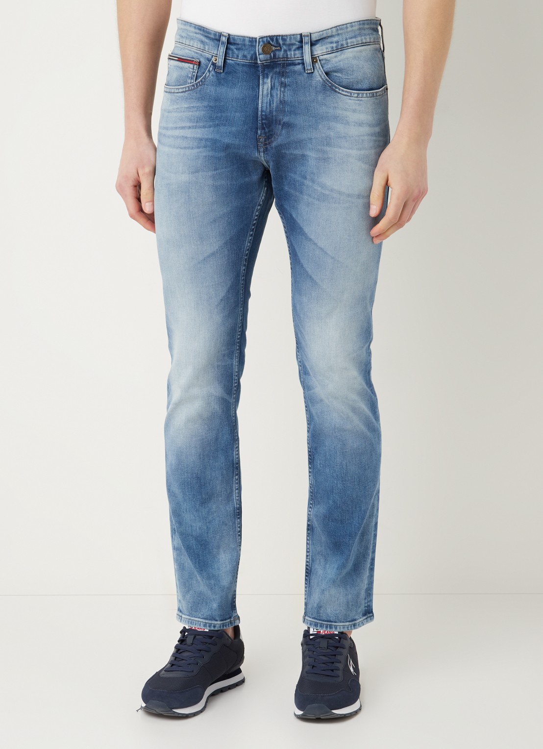 Tommy Hilfiger Scanton slim fit jeans met medium wassing • Indigo • de ...