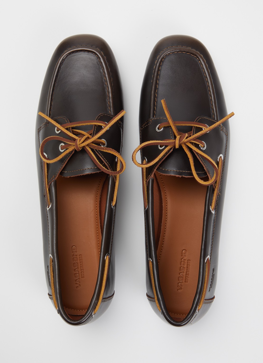 Vagabond Shoemakers Hillary bootschoen van leer • Donkerbruin • de ...