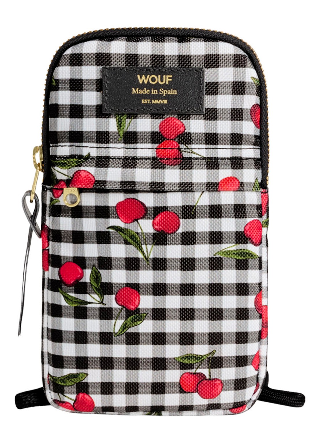 Wouf Abril crossbody telefoonhoes met print • Zwart • de Bijenkorf
