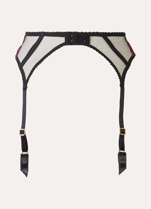 Agent Provocateur Rozlyn jarretels van kant • Paars • de Bijenkorf