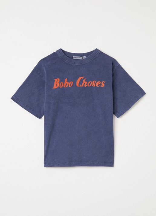 BOBO CHOSES T-shirt met logoprint • Donkerblauw • de Bijenkorf