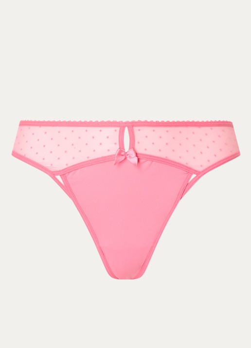 Marlies Dekkers Peekaboo string met mesh • Roze • de Bijenkorf