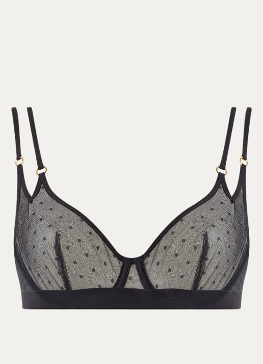 Sarda Rincon beugel bh van mesh • Zwart • de Bijenkorf