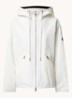 Moncler Windjack met logo en ritszakken • Wit • de Bijenkorf