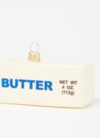 de Bijenkorf Home Pakje Boter kersthanger 10 cm • Ivoor • de Bijenkorf