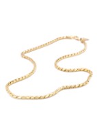Diamond Point Geelgouden schakel collier Timeless Treasures 45 cm ...