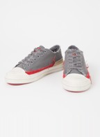 Diesel D-verse Low sneaker van canvas met destroyed afwerking ...